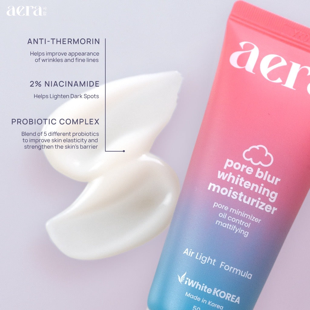 Aera by iWhite Korea Pore Blur Whitening Moisturizer 50ml | La Belleza AU Skin & Wellness