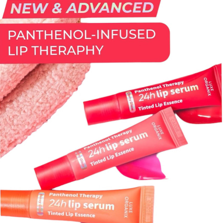 Luxe Organix Panthenol Therapy 24h Lip Serum Tinted Lip Essence | La Belleza AU Skin & Wellness