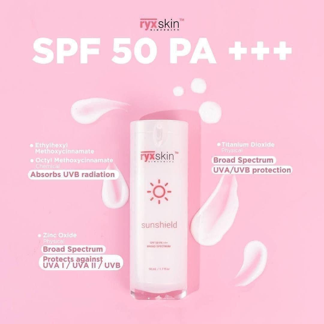 RYX Skinsincerity Sunshield SPF 50 PA+++ 50ml | La Belleza AU Skin & Wellness