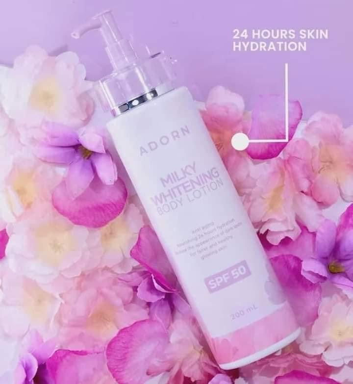 Adorn Milky Whitening Body Lotion SPF50 200ml | La Belleza AU Skin & Wellness