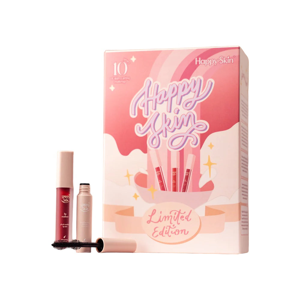 Happy Skin Makeup Minis Duo (Mini Lengthening Mascara + Mini Lip Mallo ...