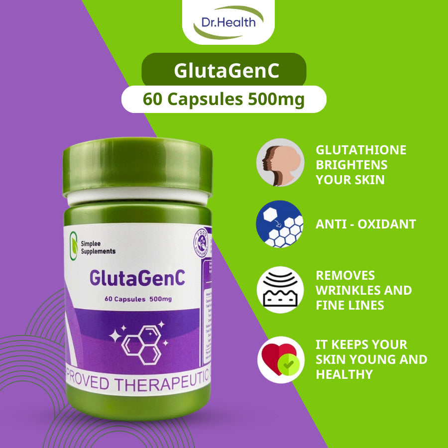 Simplee GlutaGenC Whitening Capsule Supplement 60s | La Belleza AU Skin ...