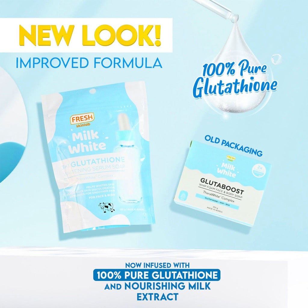 Fresh Skinlab Milk White 3in1 Soap 100g | La Belleza AU Skin & Wellness