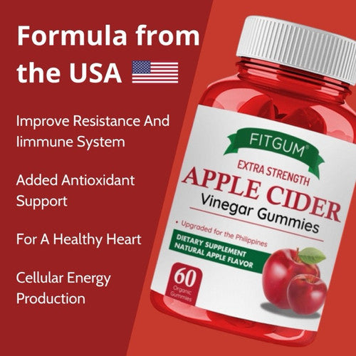 Nature Glow Fitgum Apple Cider Vinegar Gummies 60s | La Belleza AU Skin ...