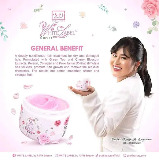 PSPH BEAUTY White Label Detox Hair Treatment Mask Hair and Scalp Thera ...