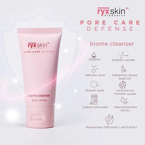 Ryx Skinsincerity Pore Care Defense Set (EXP 04/2025) No Biome Cleanse ...