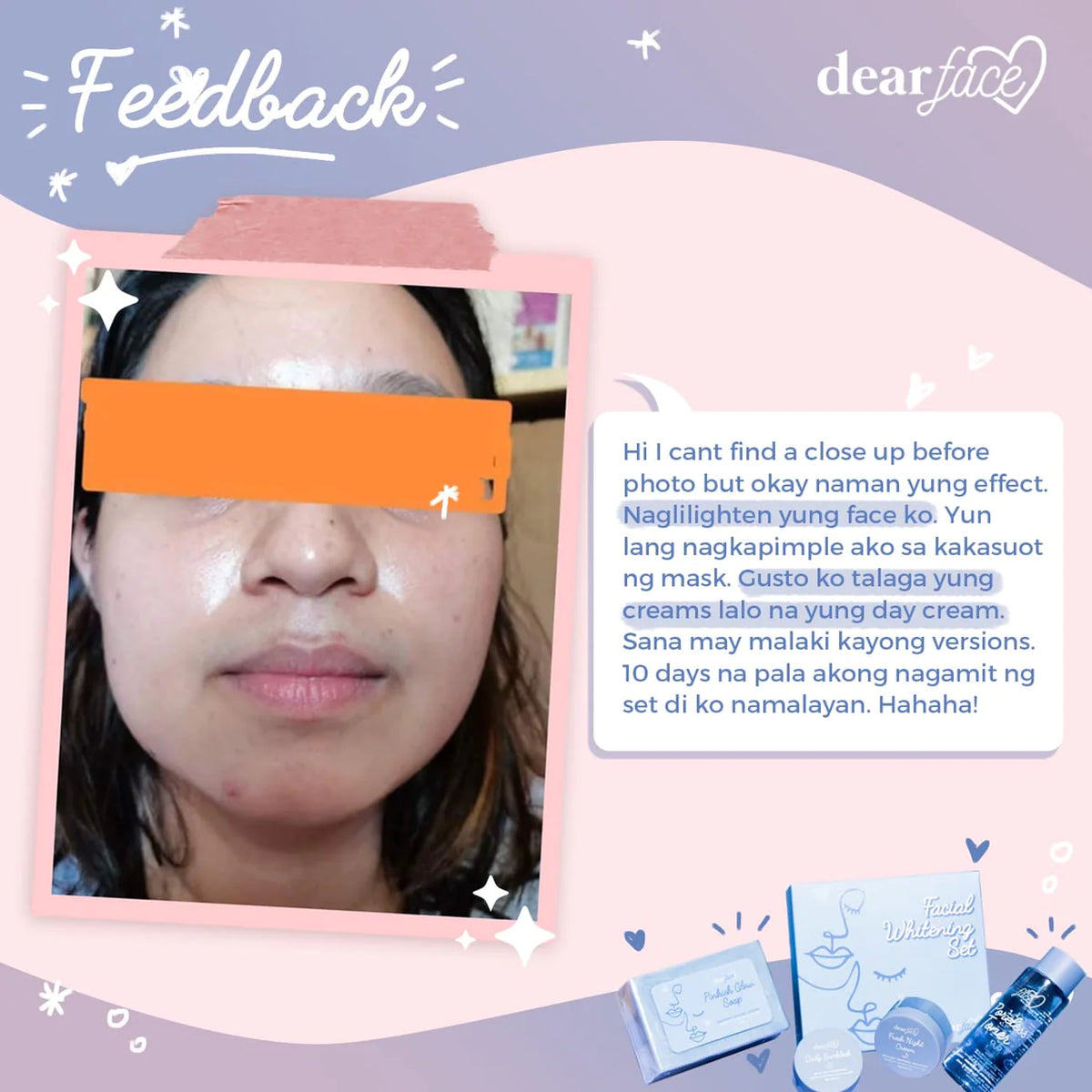 Dear Face Whitening Facial Set | La Belleza AU Skin & Wellness