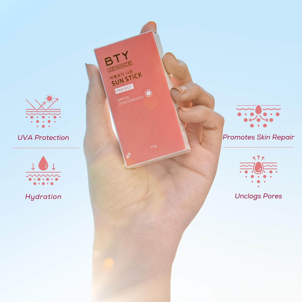 BTY Advance Sunstick 15g | La Belleza AU Skin & Wellness