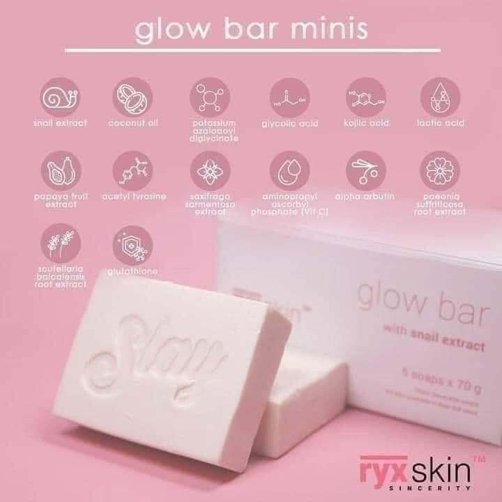 RYX Skinsincerity Glow Bar Mini (70g x 5s) | La Belleza AU Skin & Wellness