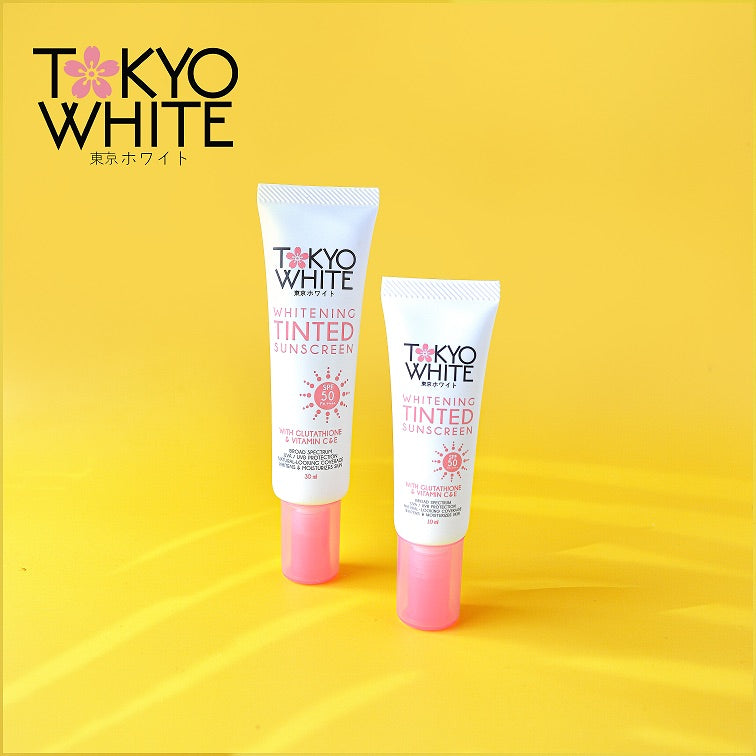 Tokyo White Whitening Tinted Sunscreen 30ml | La Belleza AU Skin & Wellness