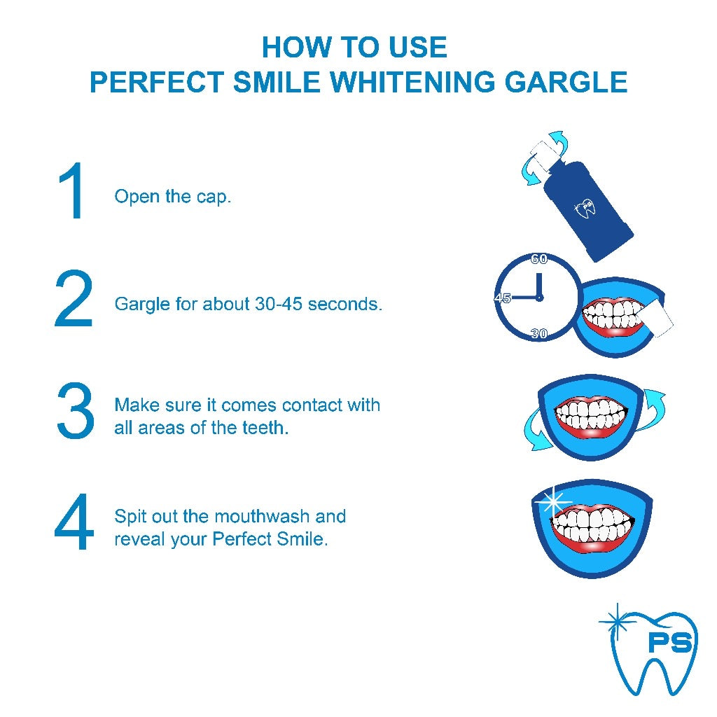 Perfect Smile Whitening Oral Rinse 250mL | La Belleza AU Skin & Wellness