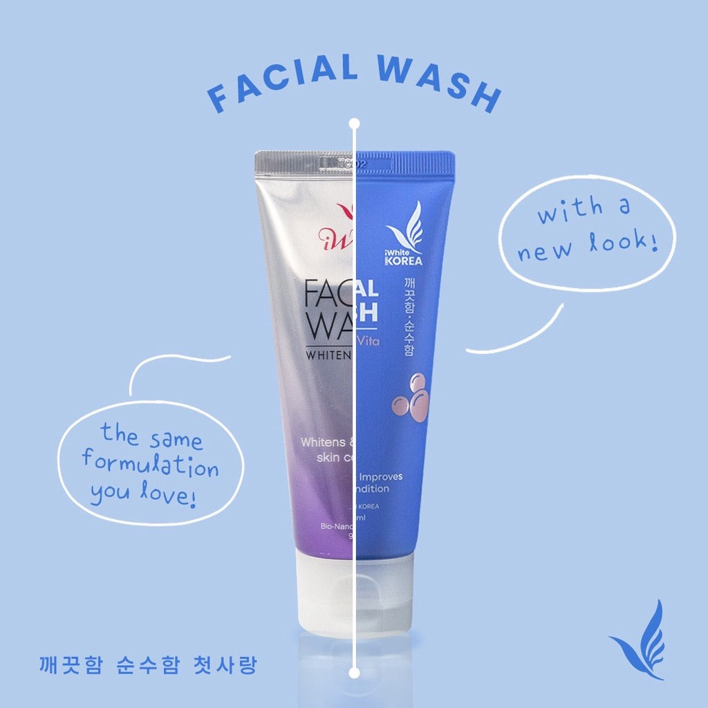 Whitening Vita Facial Wash 90ml (New Packaging) | La Belleza AU Skin ...