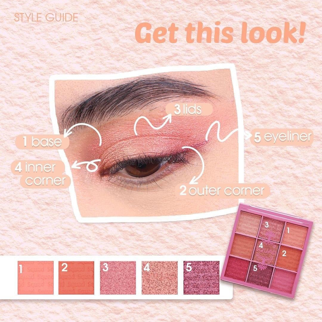 Squad Cosmetics Mini Eyeshadow Palette | La Belleza AU Skin & Wellness