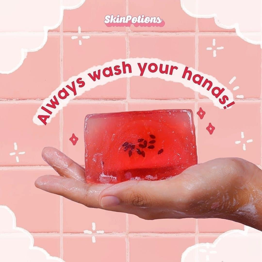 SkinPotions Watermelon Shocker Soap - Anti-Acne & Brightening Soap 90g ...